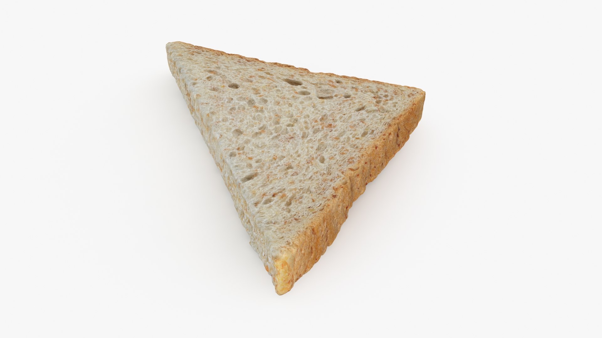 3D Bread Half Slice 01 Model - TurboSquid 2164259