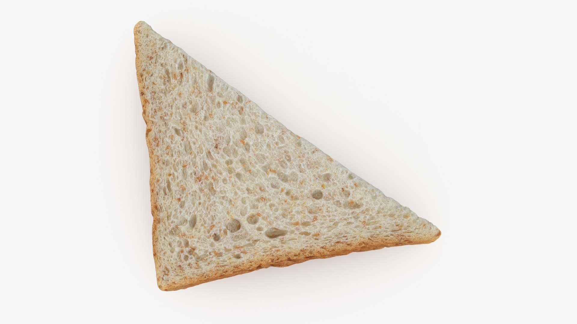 3D Bread Half Slice 01 Model - TurboSquid 2164259