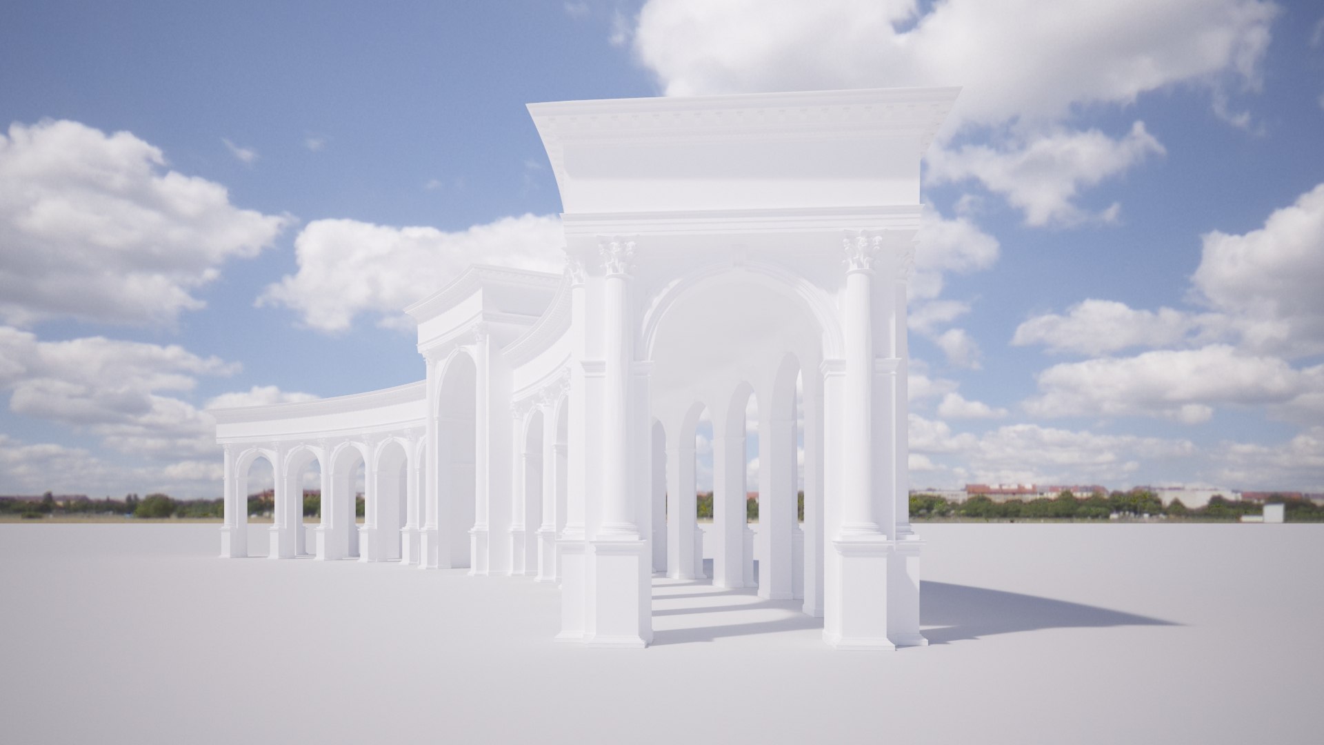 Classical Arch Gate 3D Model - TurboSquid 2413819