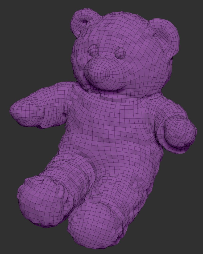 Photogrammetry Teddy Bear Model - TurboSquid 1372941