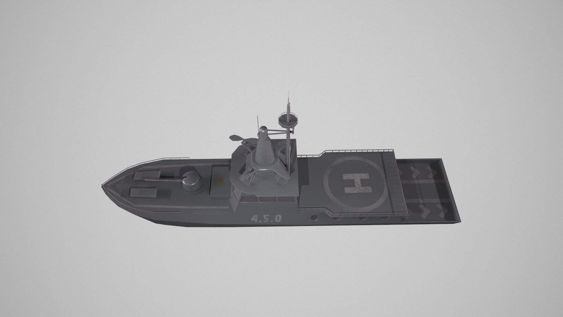 3D MILITARY ROCKET BOAT With PBR Material Model - TurboSquid 2301125