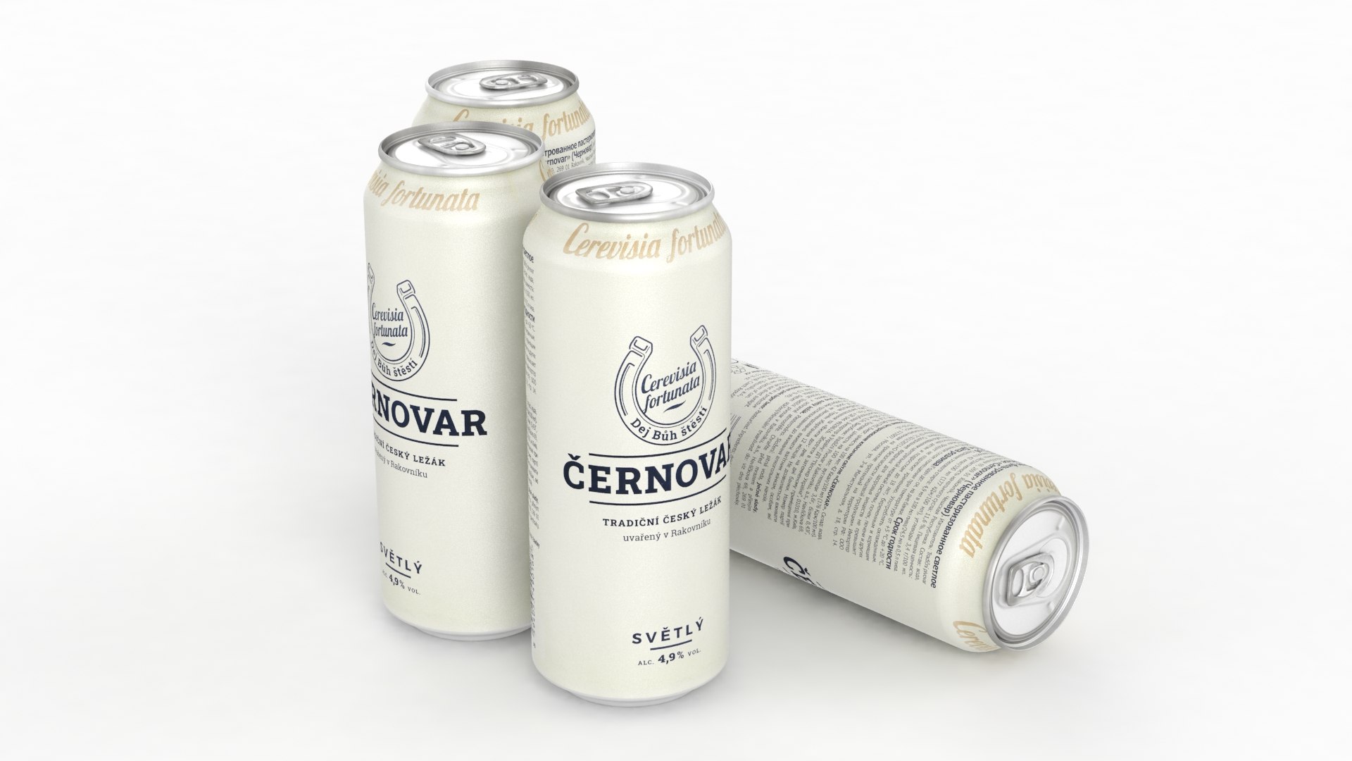 3D Beer Can Cernovar Tradicni Cesky Lezak 500ml 2023 - TurboSquid 2027515