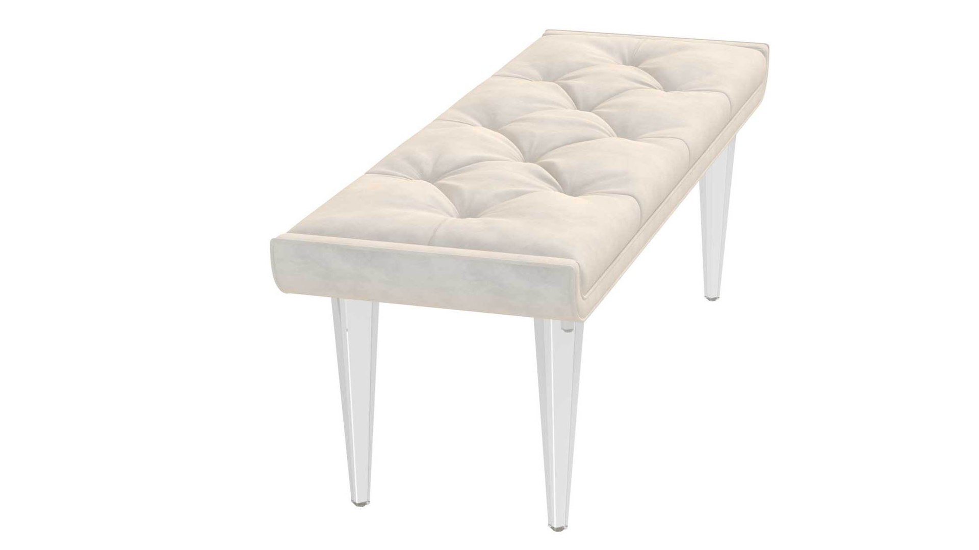 Michael Amini AICO LANTERNA Bed Bench 3D Model - TurboSquid 1725585