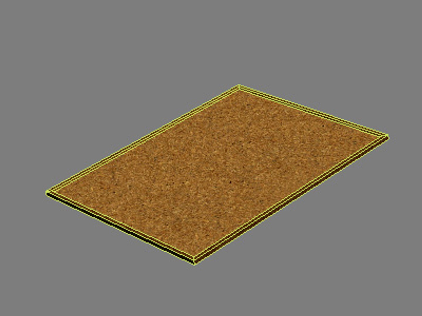 pin board 3d model