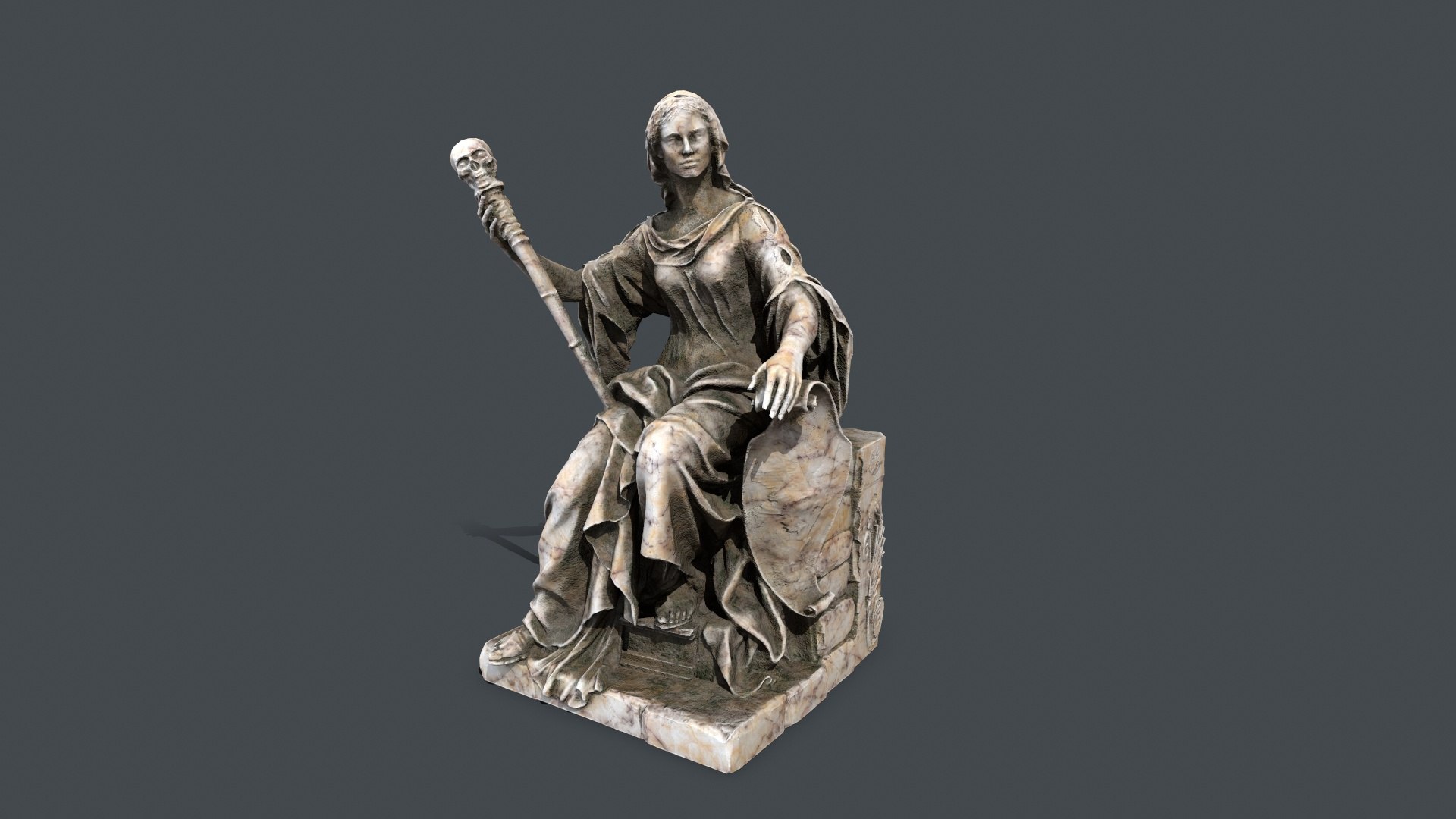 3D Woman Statue - TurboSquid 2325270