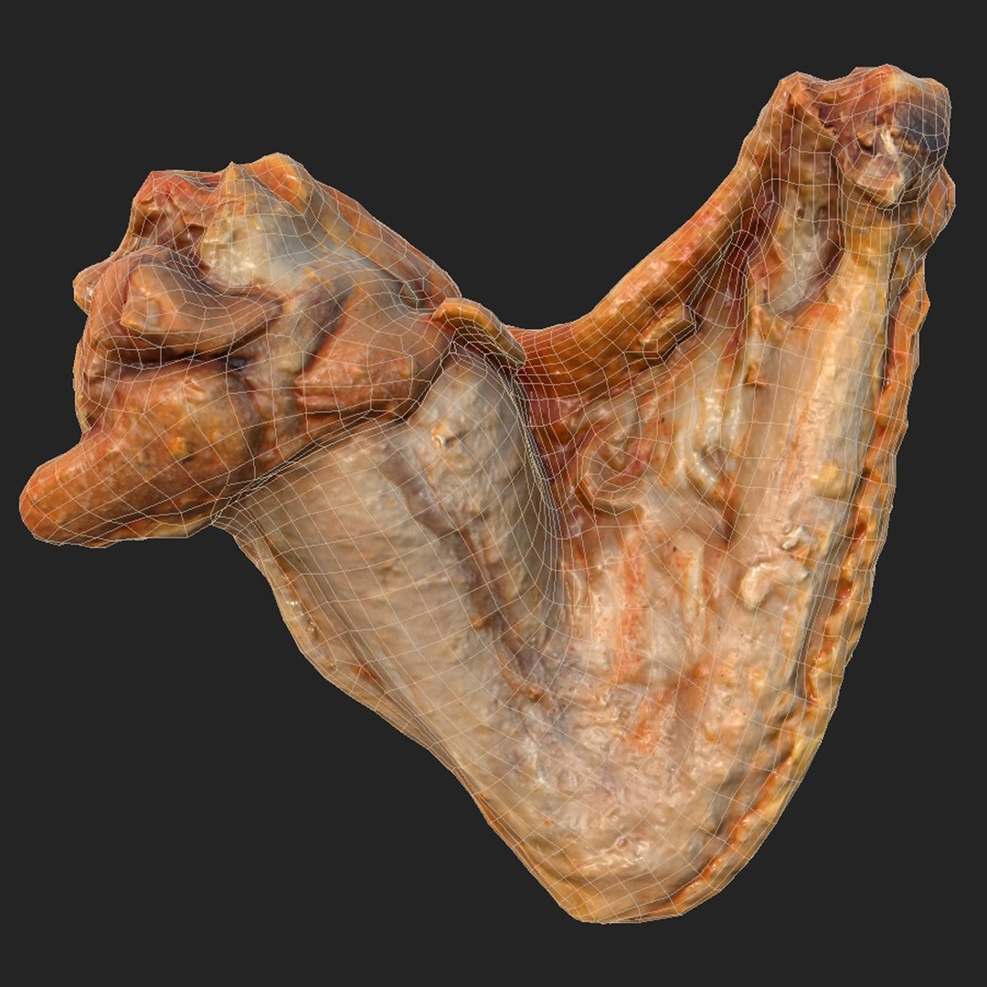 Chicken Wing 3D Model - TurboSquid 2002074