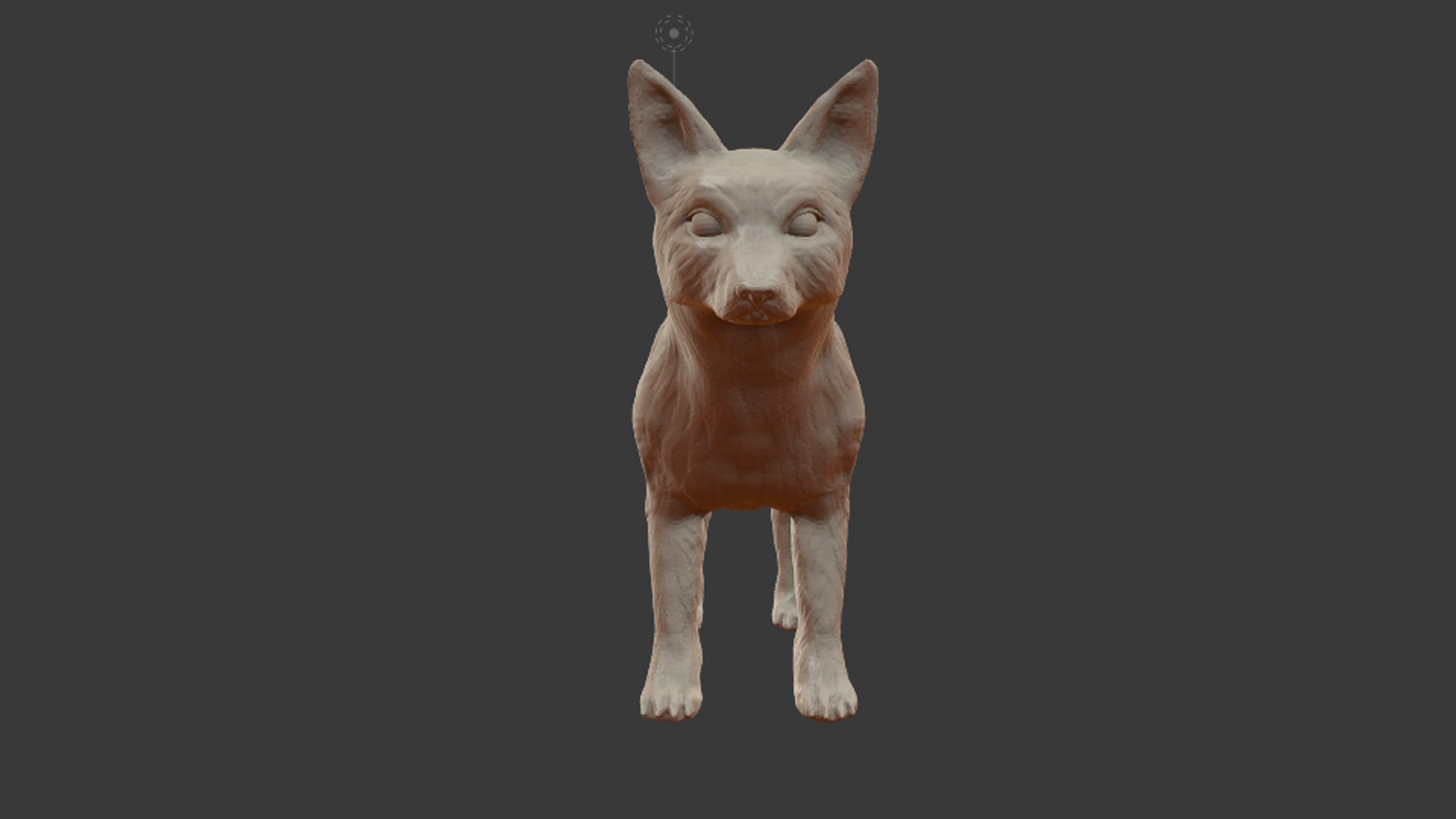 3D Sculpture Fox Model - TurboSquid 1161015