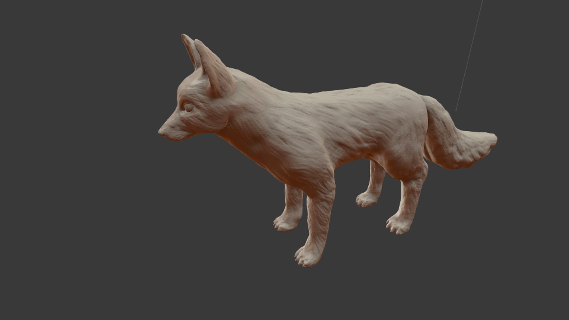 3D Sculpture Fox Model - TurboSquid 1161015