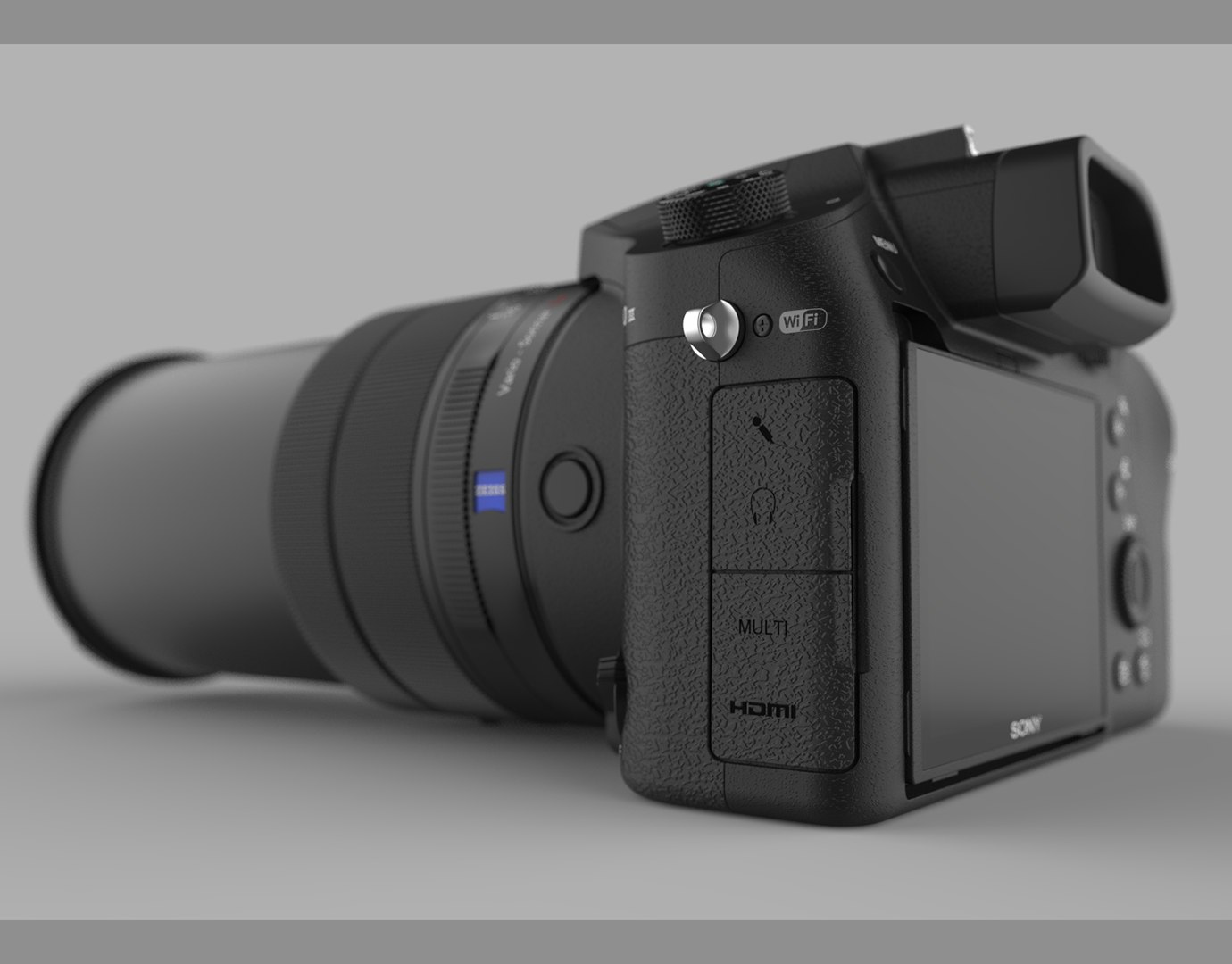 3D Model Sony Cybershot Rx10 Iii - TurboSquid 1320249