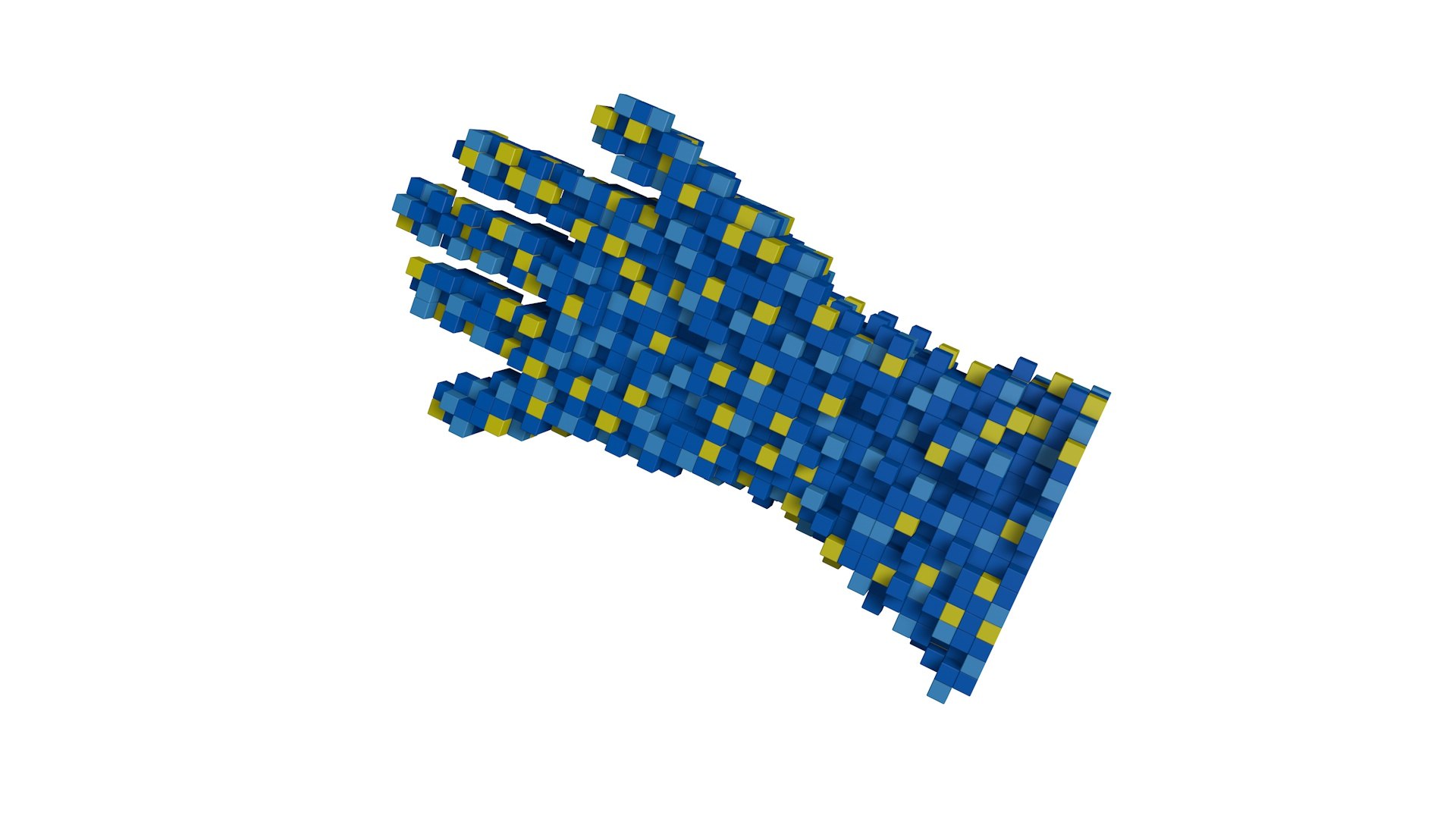 Voxel Sculpture Hand 3D Model - TurboSquid 1728942