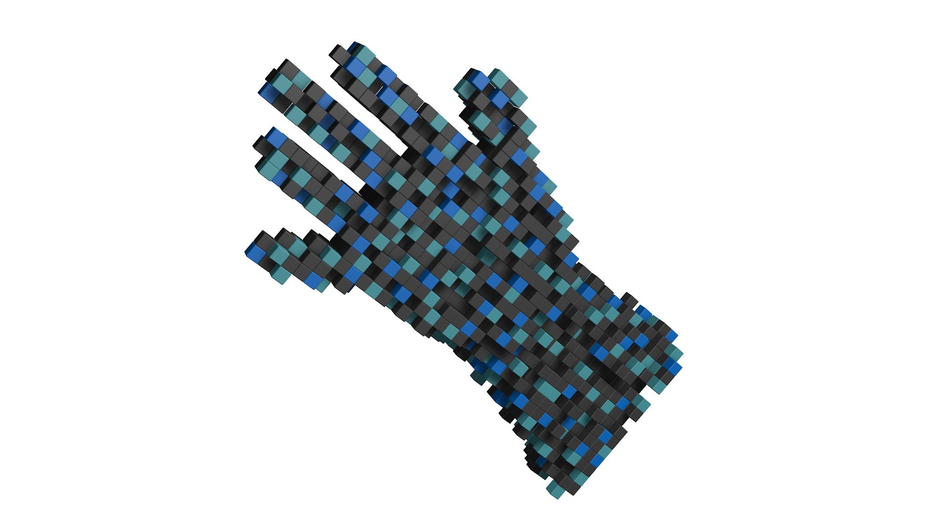 Voxel Sculpture Hand 3D Model - TurboSquid 1728942