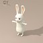 rabbit character 3d 3ds