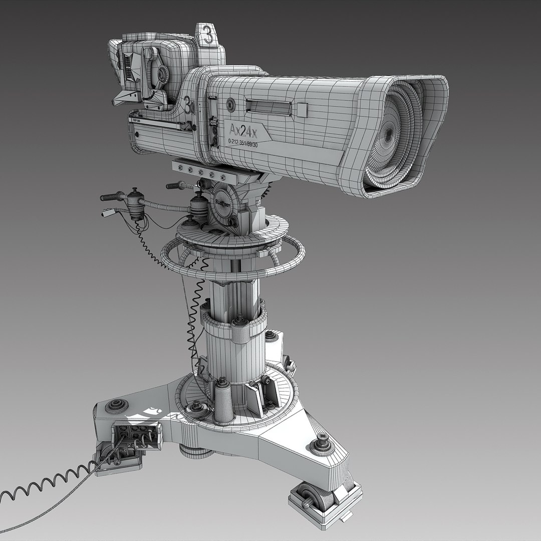 Studio Camera 3d Model