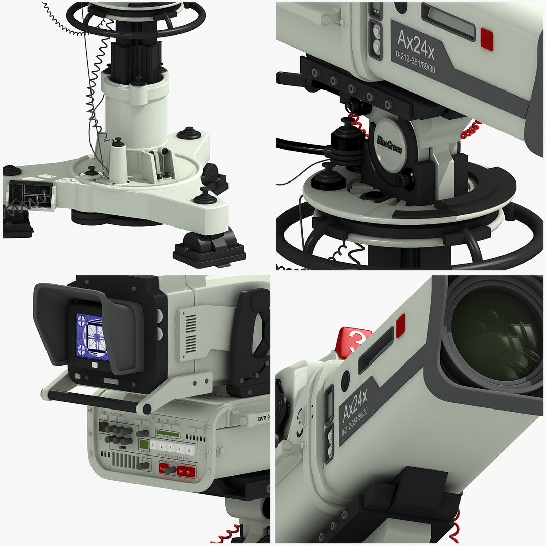 Studio Camera 3d Model