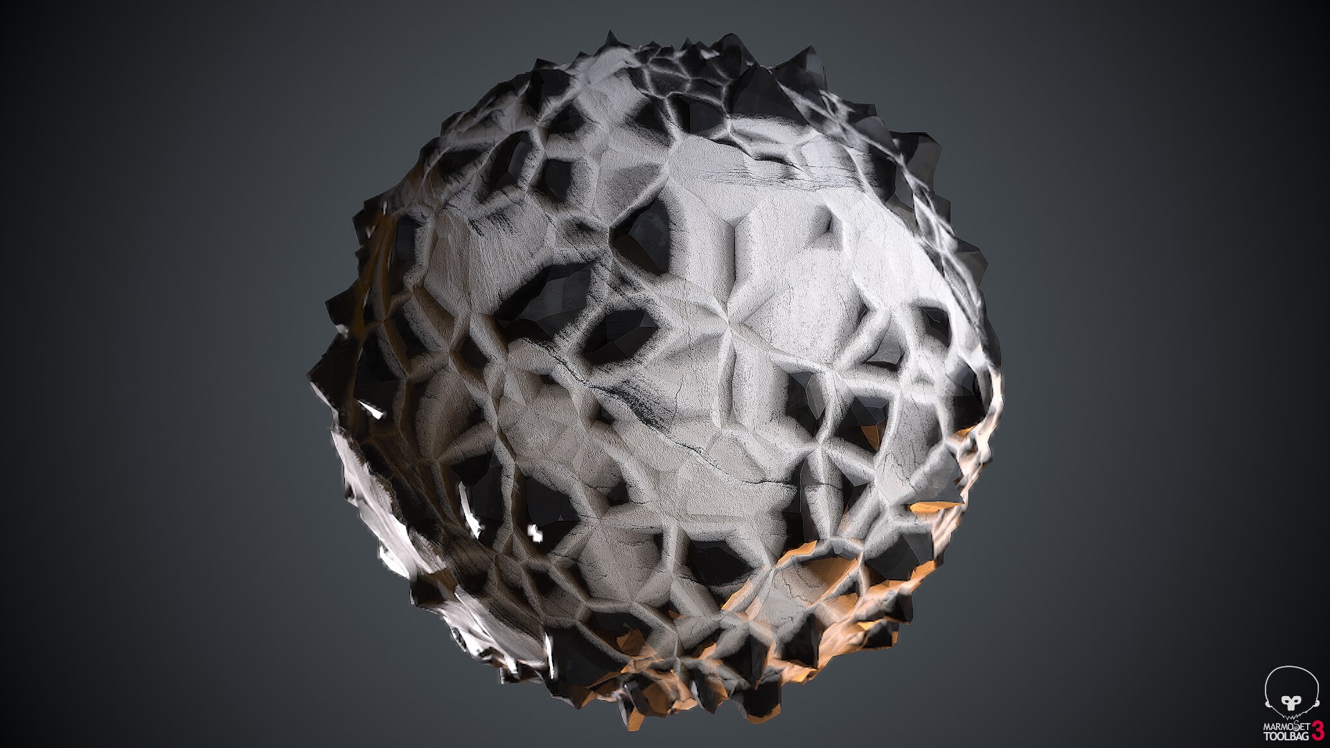 3D Snowy Obsidian Model - TurboSquid 1584636