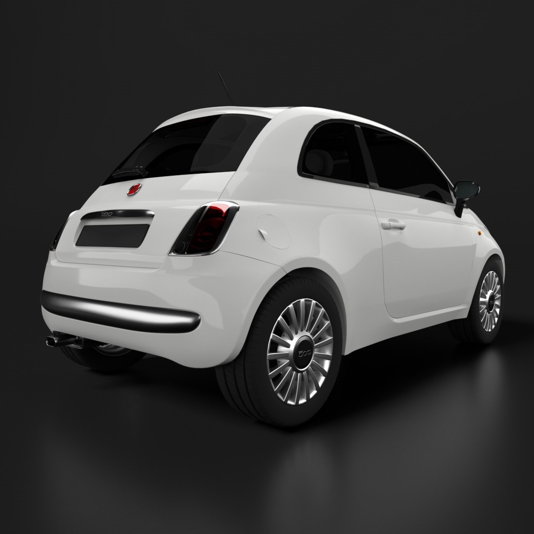 3D Fiat 500 - TurboSquid 2325743