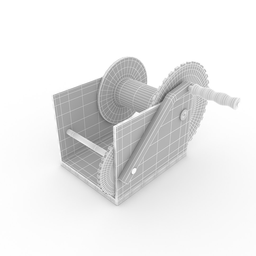 3D Winch Model - TurboSquid 1520655