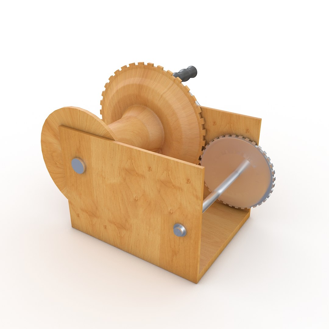 3D Winch Model - TurboSquid 1520655