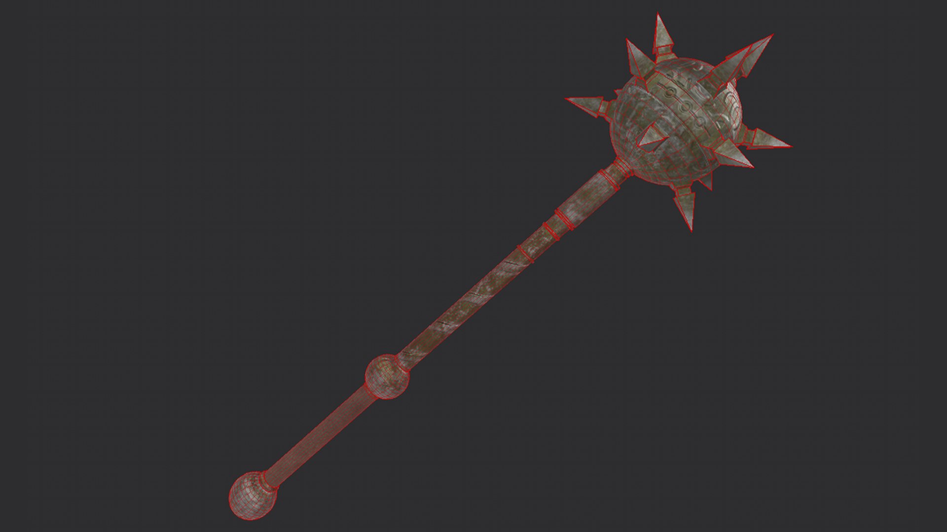 Morningstar Mace Model - TurboSquid 1760578