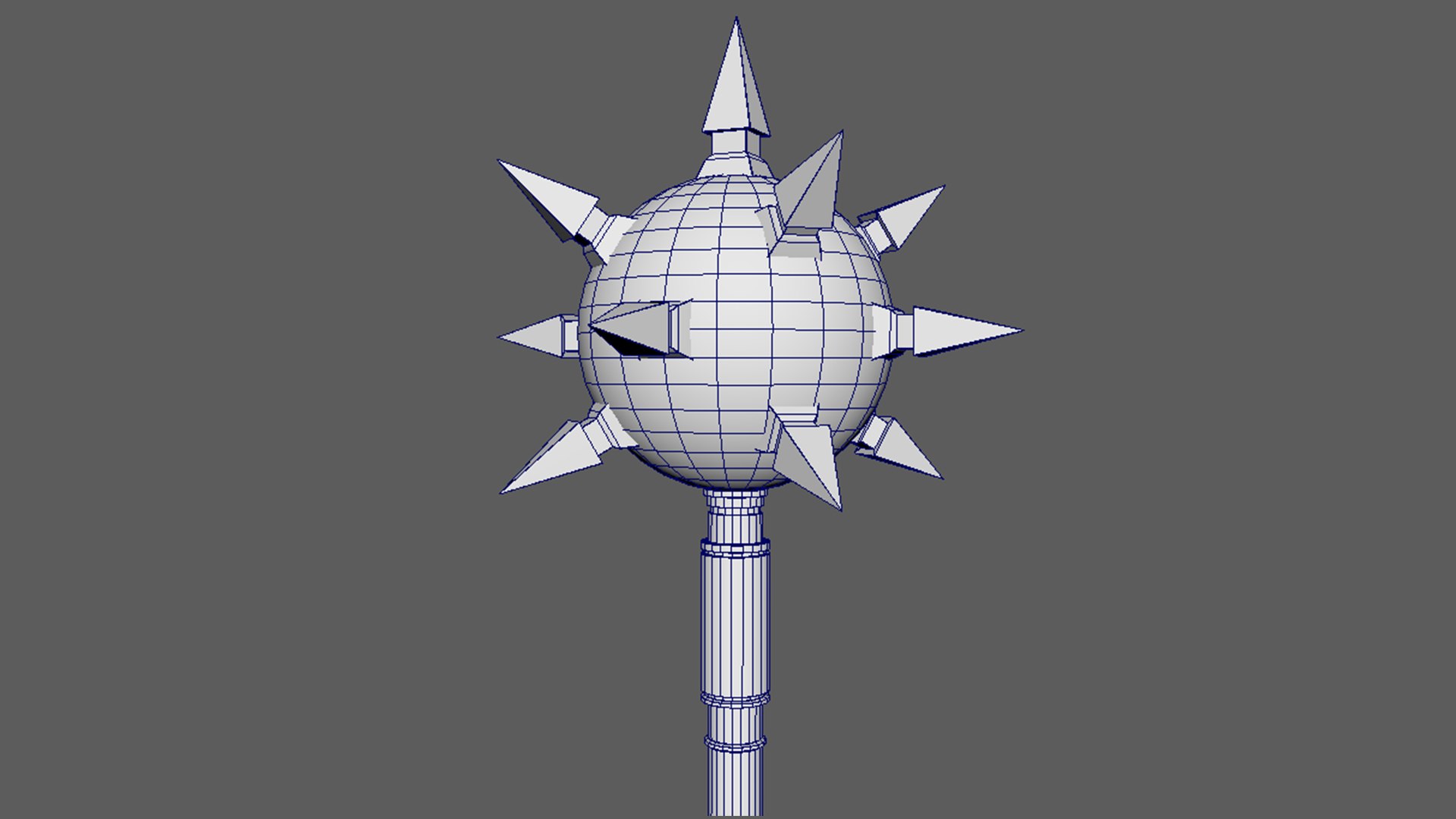 Morningstar Mace Model - TurboSquid 1760578