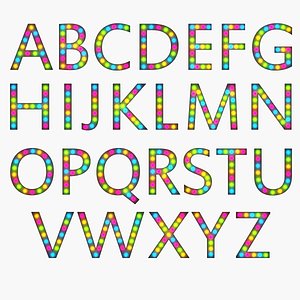 Roman Alphabet 3D Models for Download | TurboSquid
