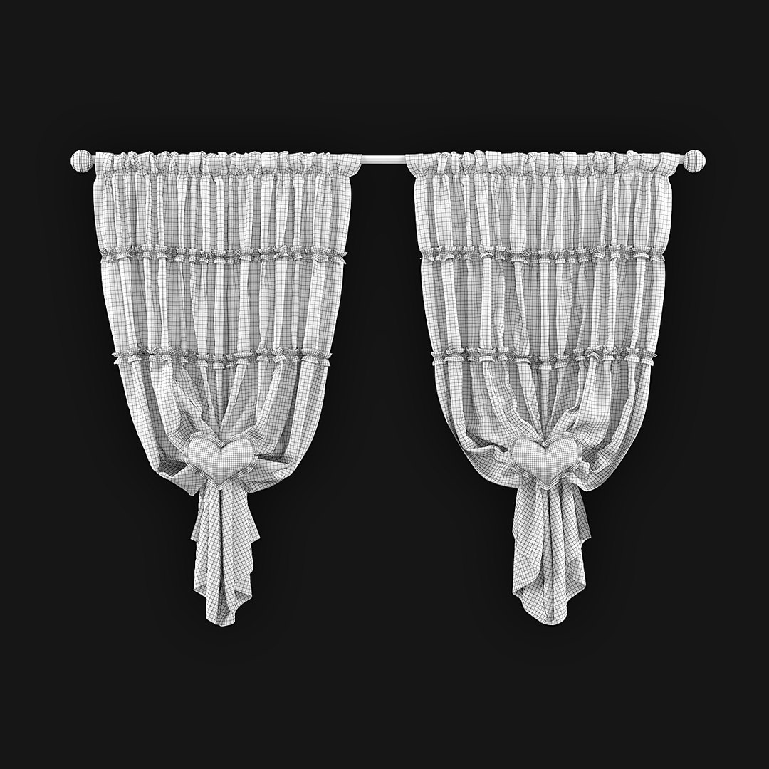 3D curtain - TurboSquid 1226604