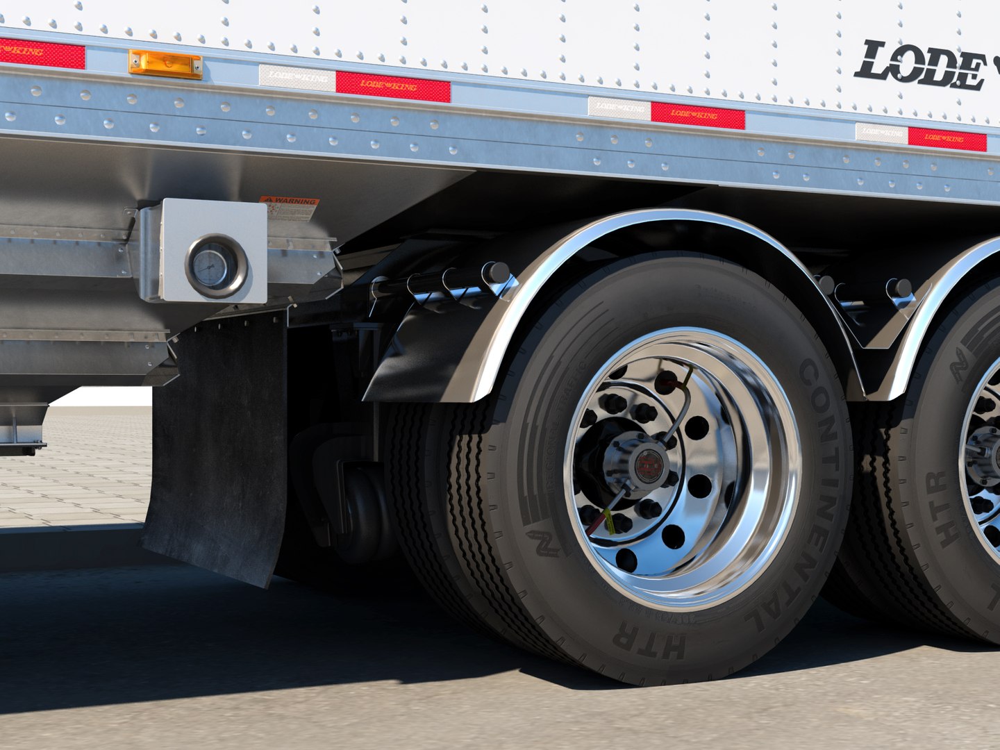 3D w900 hopper trailer - TurboSquid 1157757