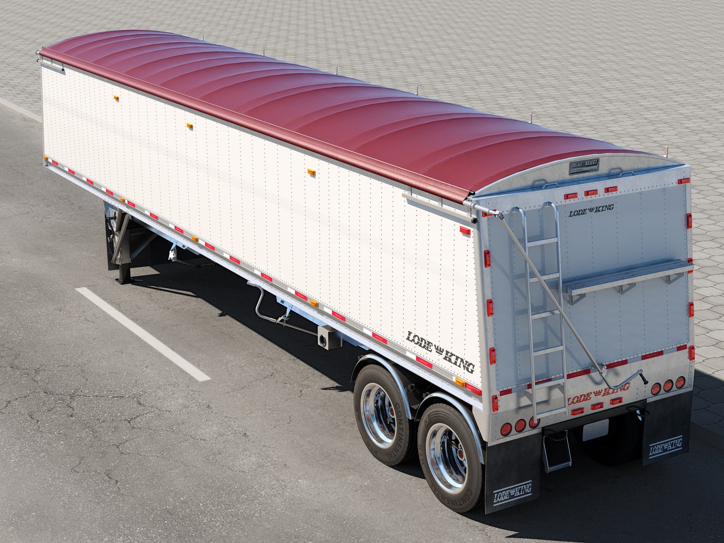 3D w900 hopper trailer - TurboSquid 1157757