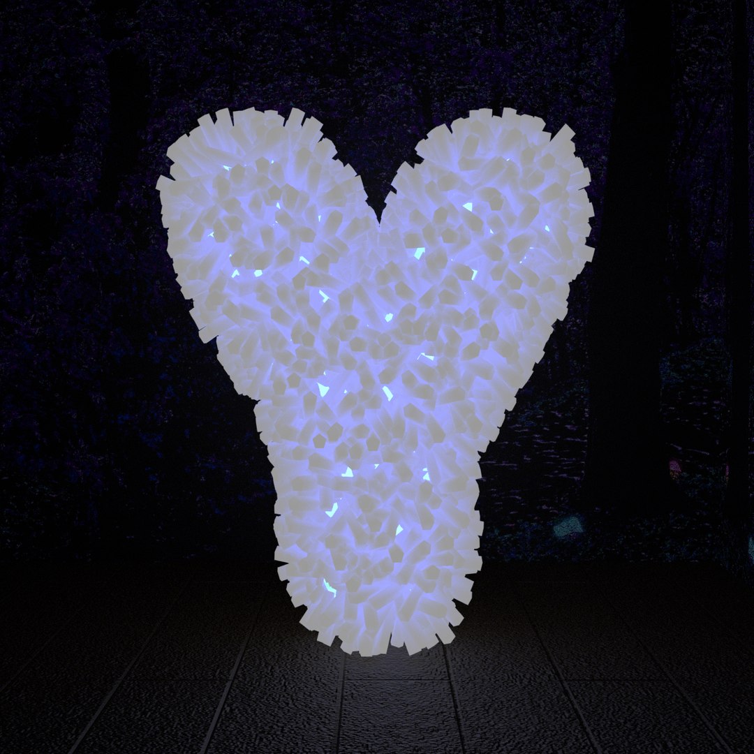 Light Letter 3D Model - TurboSquid 1638450