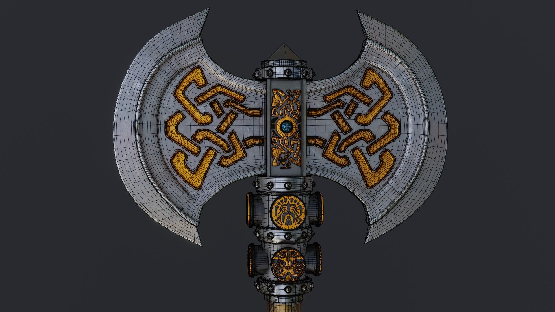 Celtic Axe 3D model 3D - TurboSquid 1879327