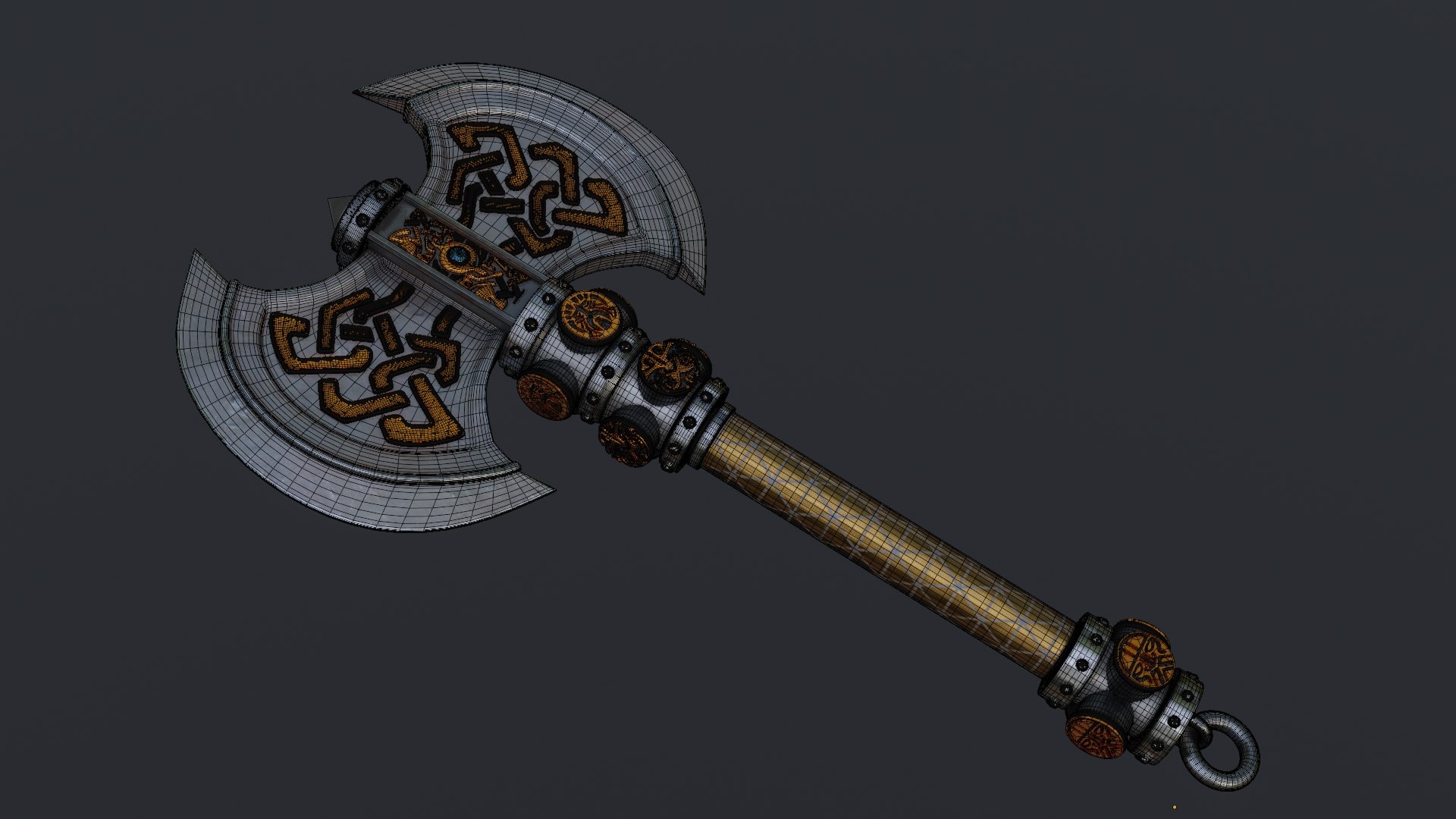 Celtic Axe 3D model 3D - TurboSquid 1879327