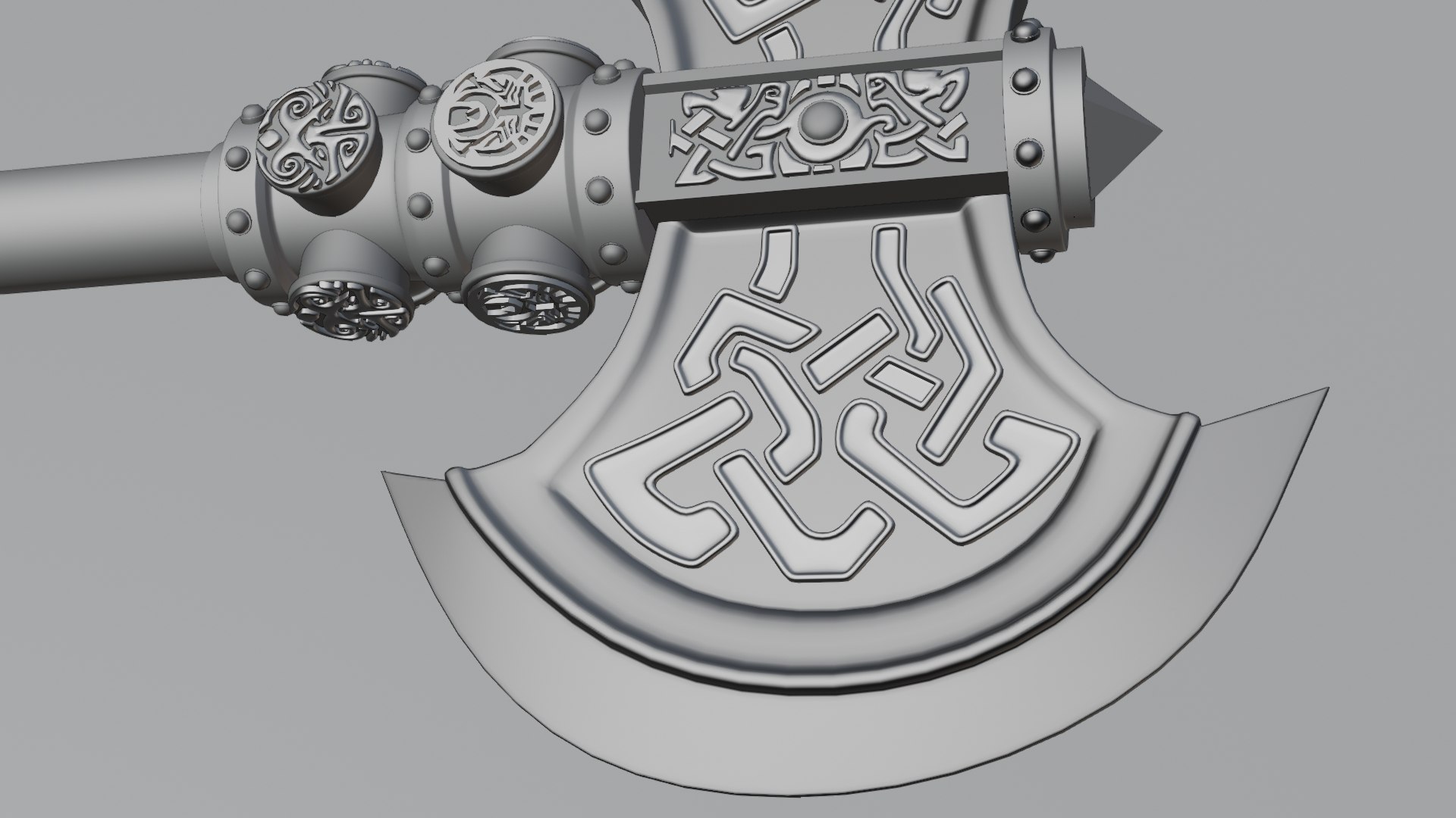 Celtic Axe 3D model 3D - TurboSquid 1879327