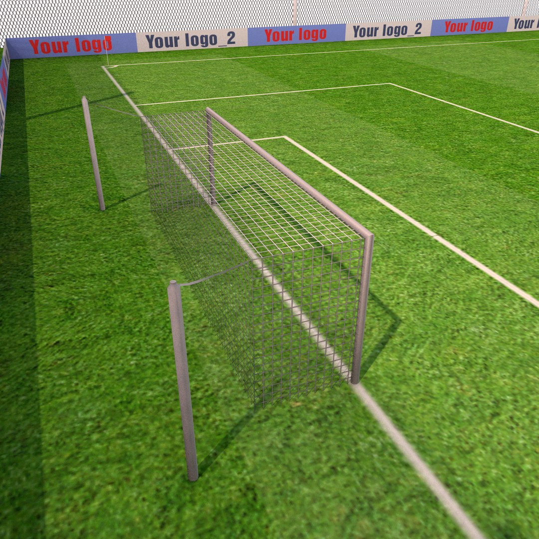 3d Training Football Field Model