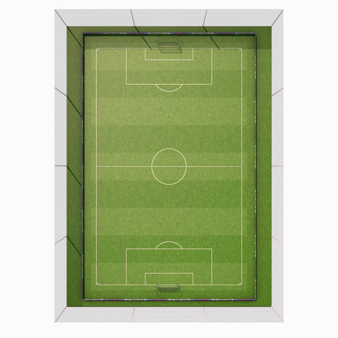3d Training Football Field Model