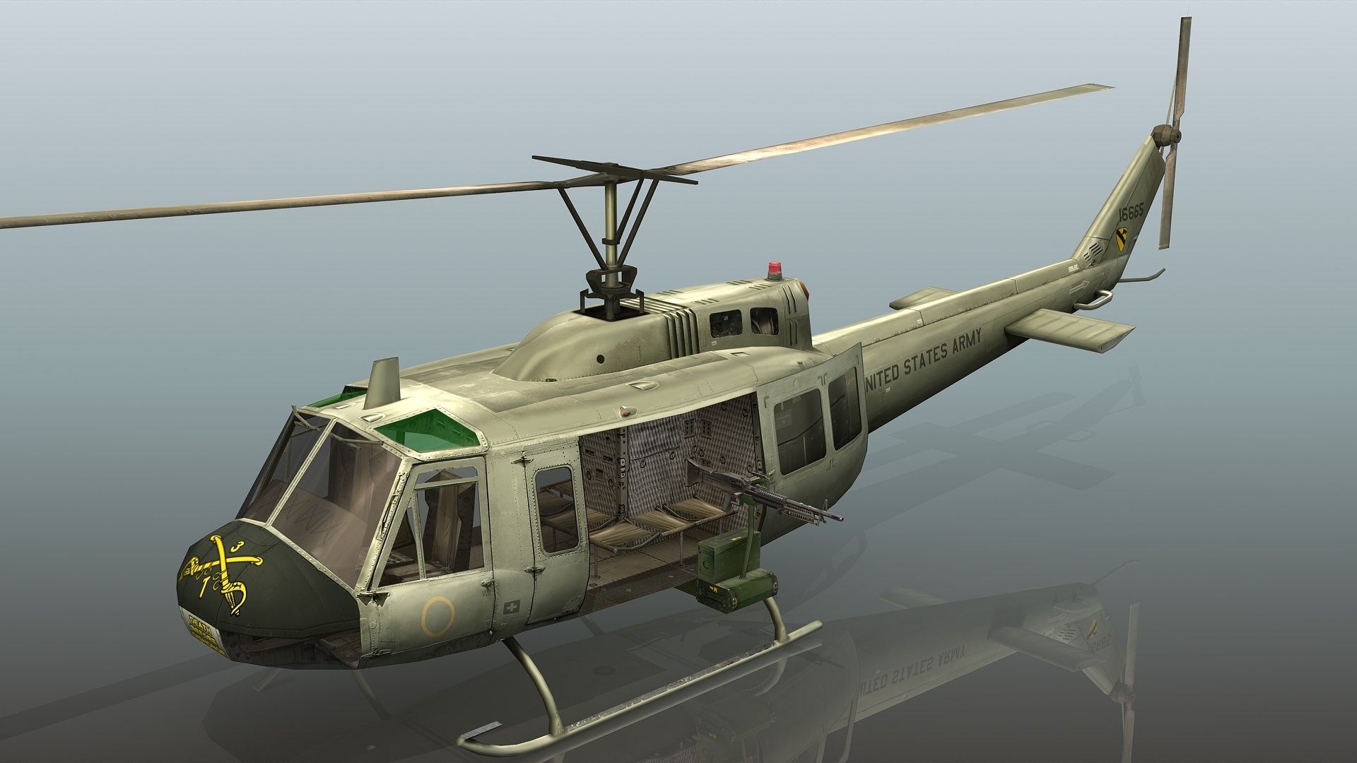 UH-1D US ARMY 3D Model - TurboSquid 2287395