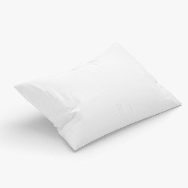 modelo 3d Rectangular Bed Pillow - sleeping cushion - TurboSquid 2015969