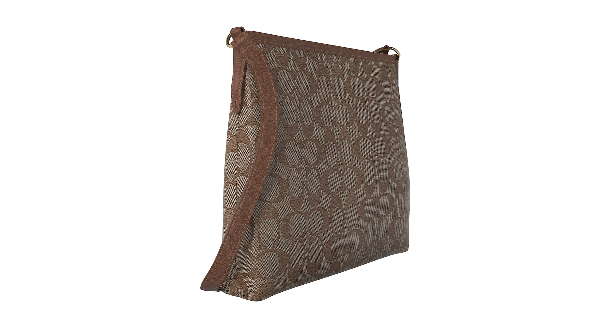 Coach Signature Shoulder Bag 3D Model - TurboSquid 1333202