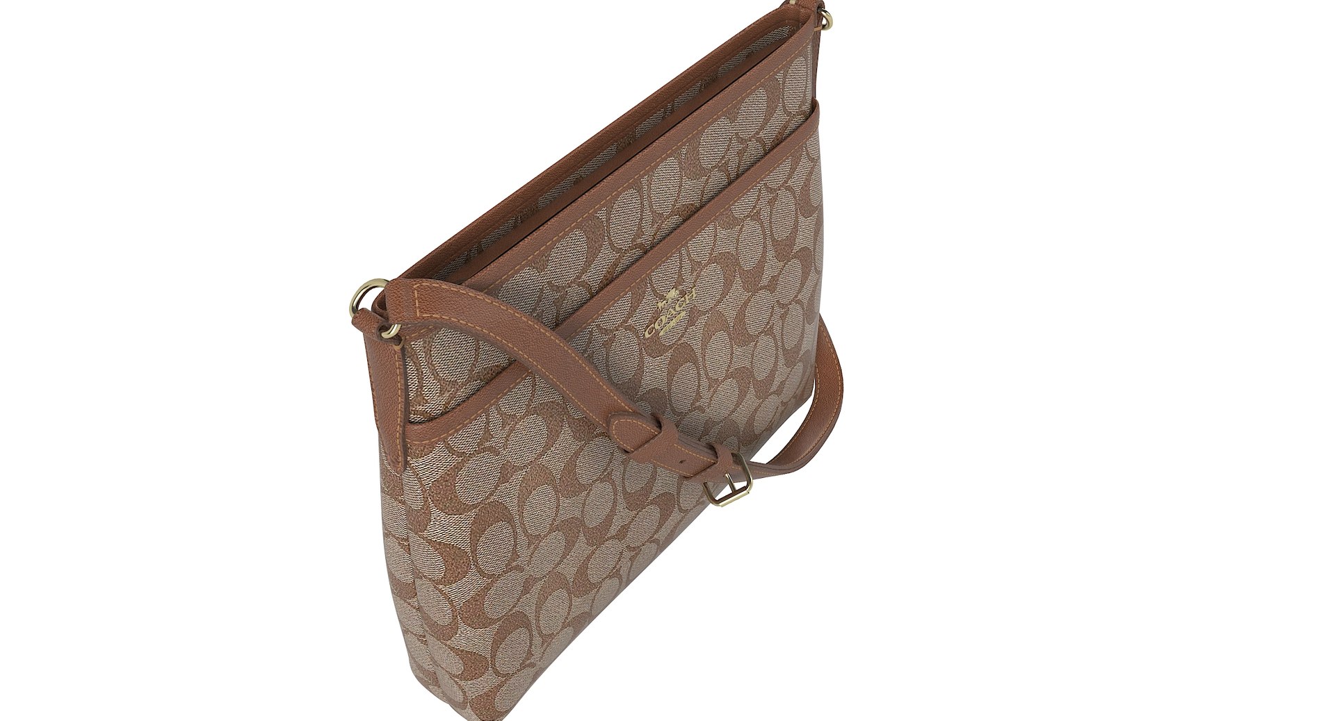 Coach Signature Shoulder Bag 3D Model - TurboSquid 1333202