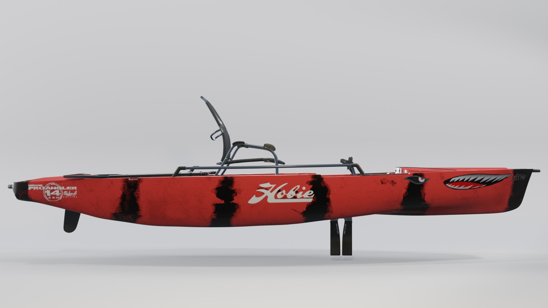 Kayak For Fishing Hobie Mirage Pro Angler 14 With 360 Red Mike ...