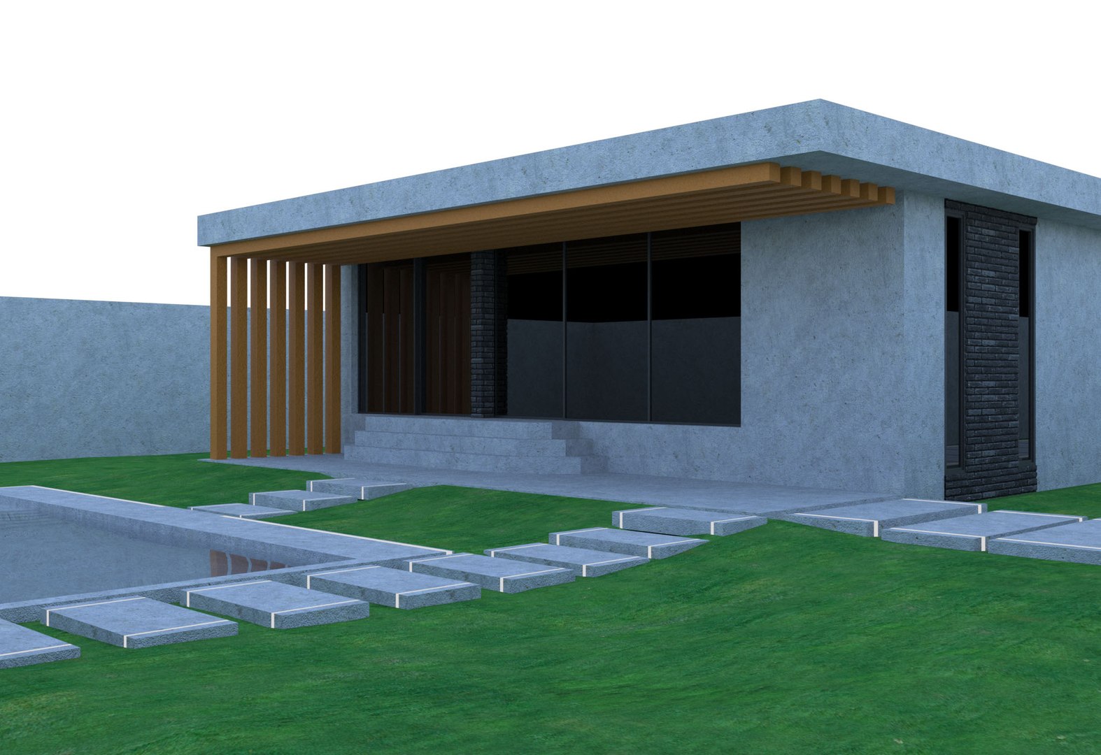 3D Villa House Model - TurboSquid 1909467