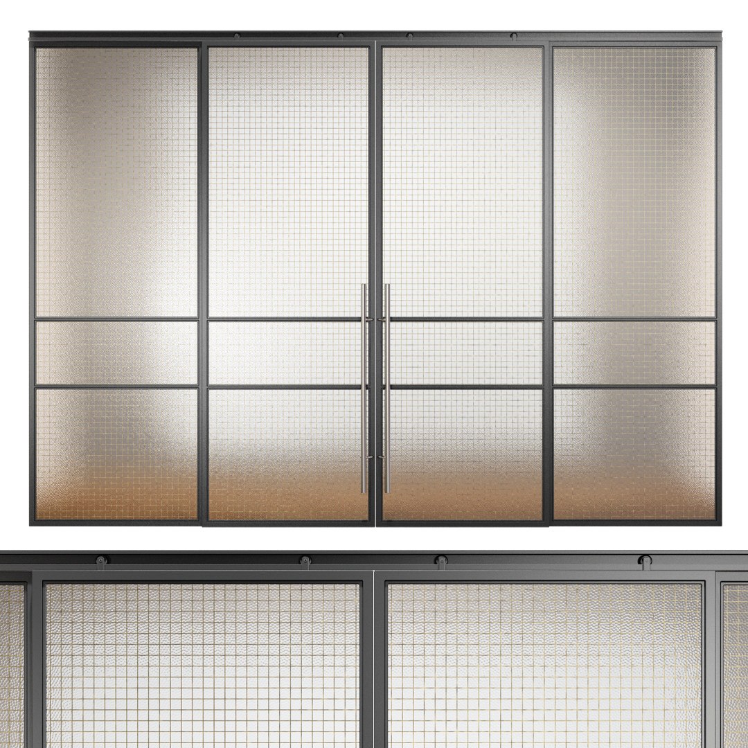 Glass Partition Loft 7 3D - TurboSquid 1700071