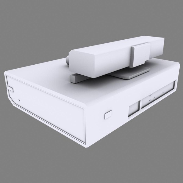 3d xbox console microsoft model