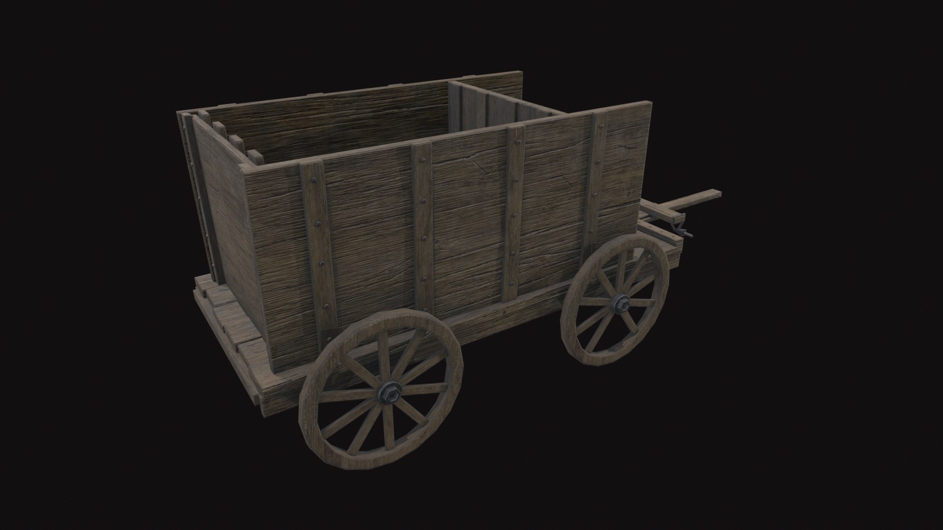 3D Medieval Carriage 02 - TurboSquid 2306575
