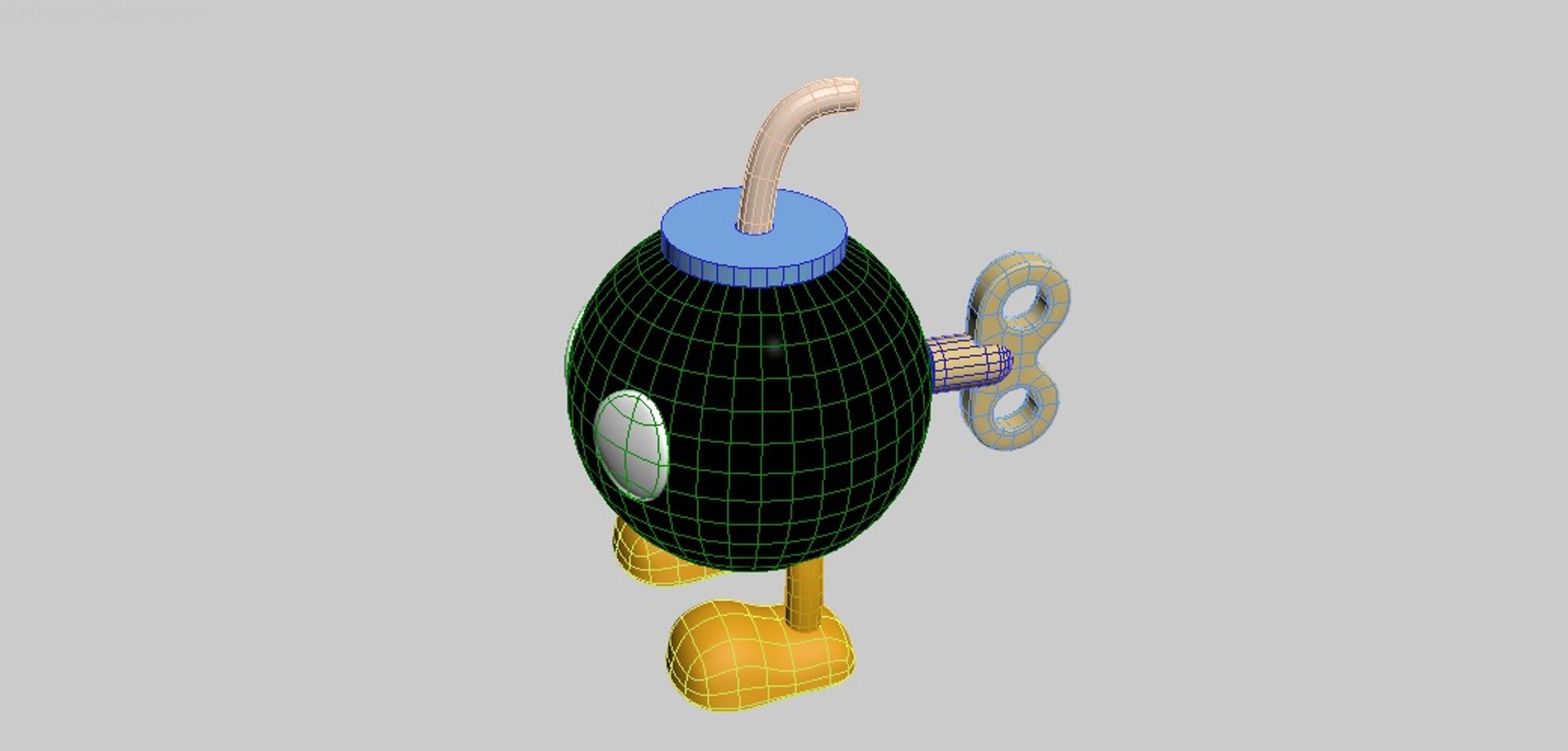 3d Model Nintendo Mario Bros Bomb