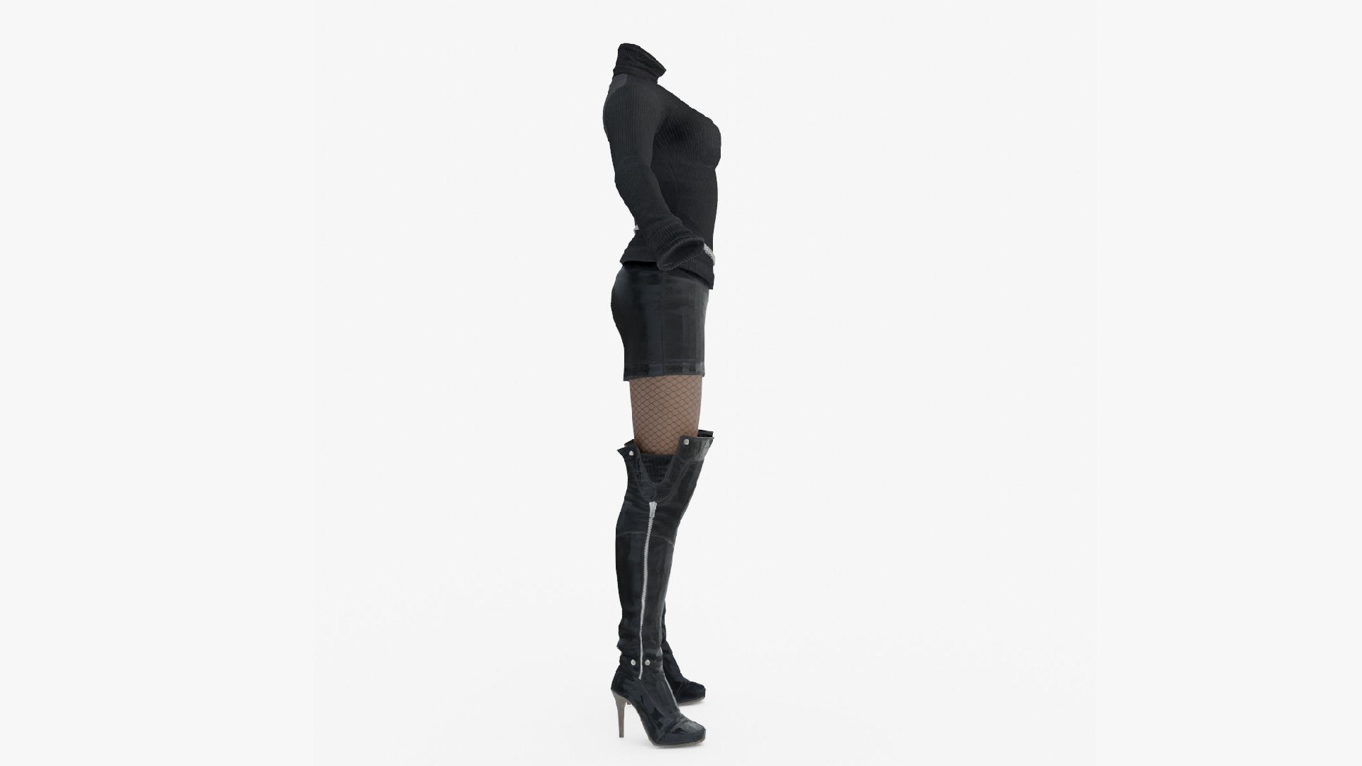 Female Model Uniform 3D Model - TurboSquid 2111275