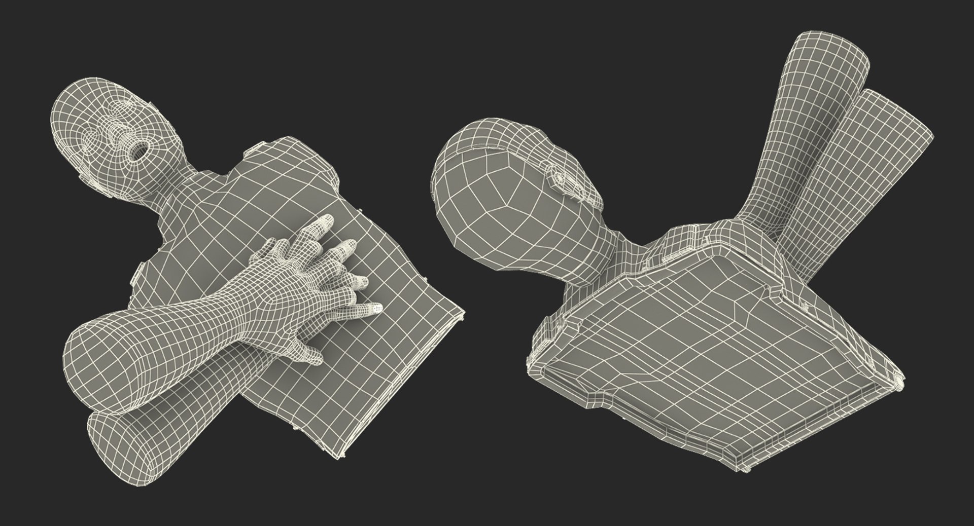 Aid Training Cpr Dummy 3D Model - TurboSquid 1541080