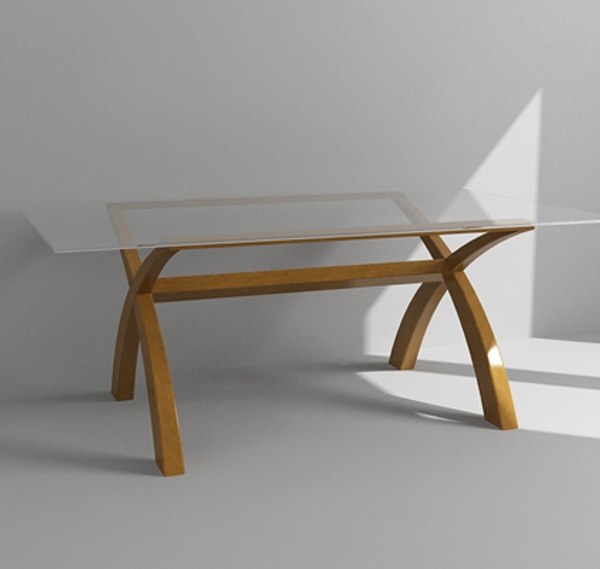 3d table model