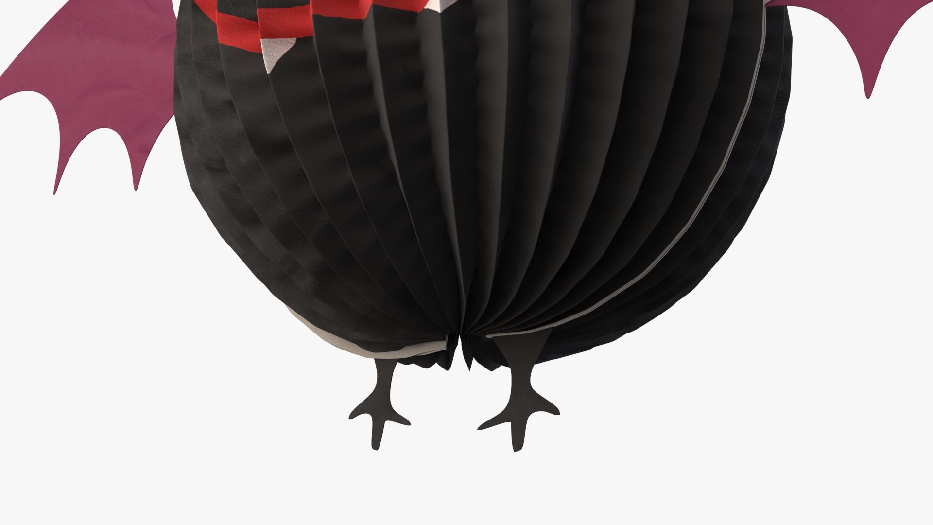 3D Model Halloween Vamp Paper Decorations - TurboSquid 2277617