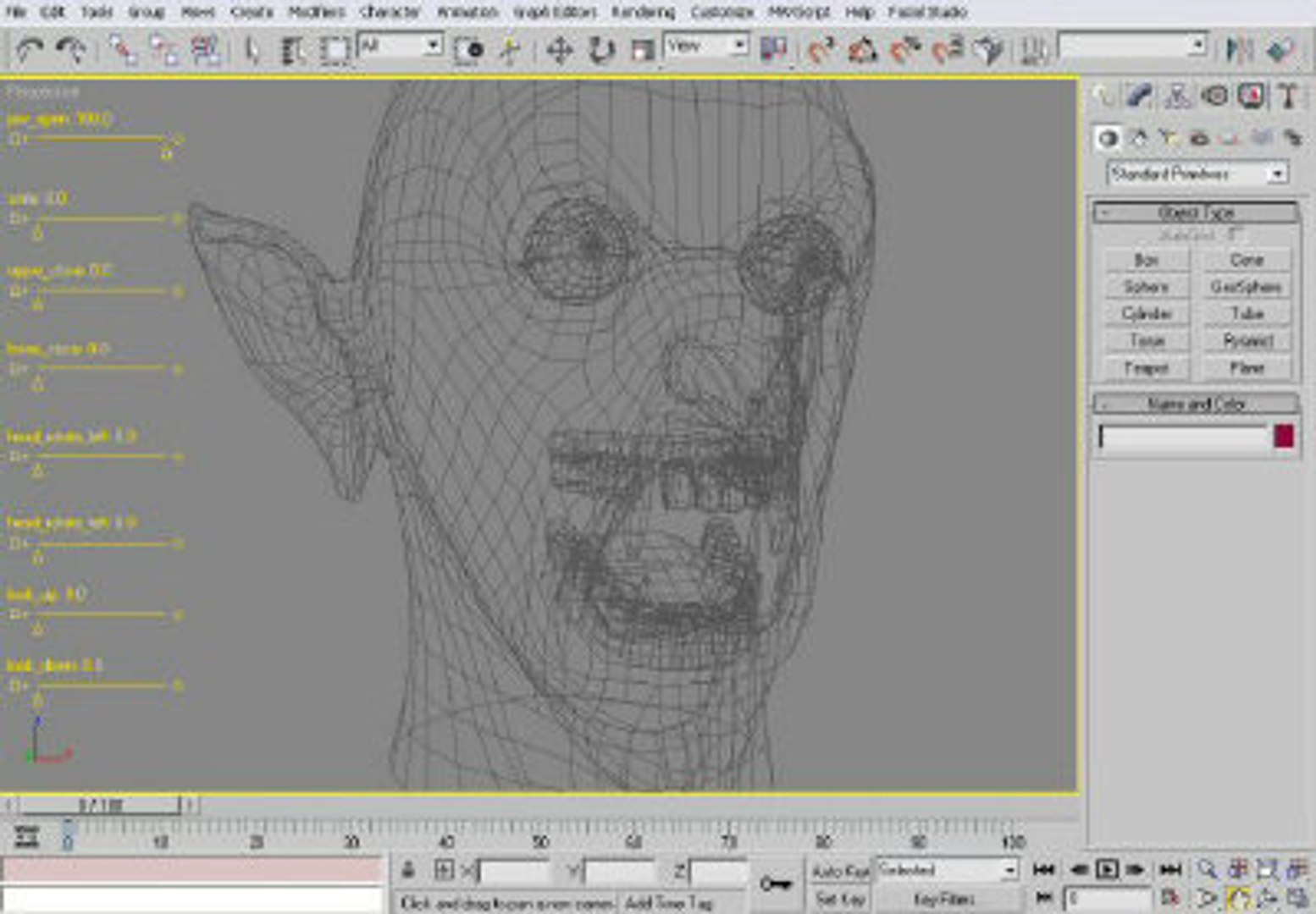 satan - head animation 3d model