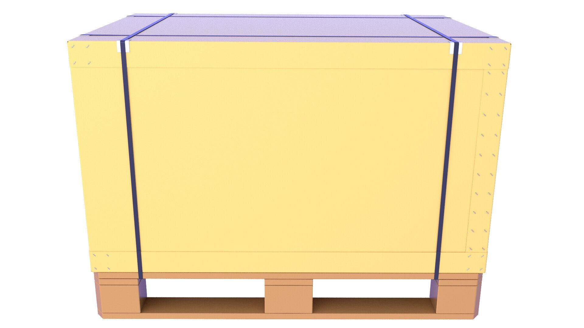 3D Model Pallet With Big Cardboard Boxs 6 - TurboSquid 2003177